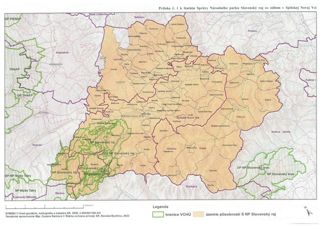 Správa NP – NP Slovenský raj